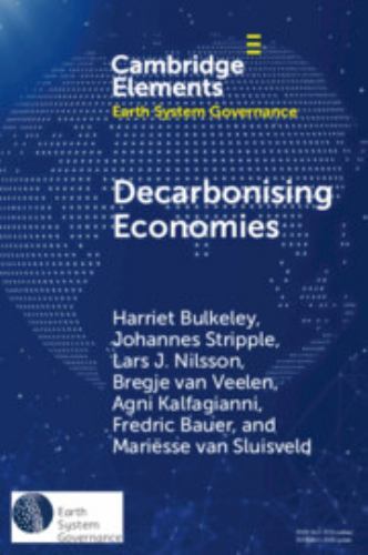 Decarbonising Economies by Johannes Stripple, Bregje van Veelen, Harriet Bulkely, Agni ...
