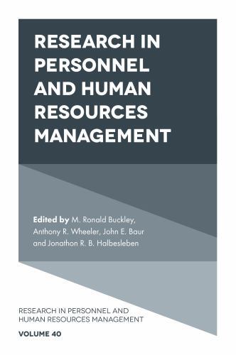 Research in Personnel and Human Resources Management Ser.: Research in ...