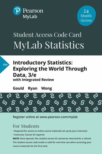 MyLab Statistics with Pearson EText Access Code (24 Months) for ...
