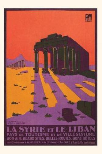 Vintage Journal Poster for Syria and Lebanon by Found Image Press (2021 ...
