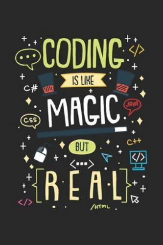 Coding Is Like Magic but Real : 120 Pages I 6x9 I Graph Paper 5x5 by Funny Notebooks (2019 ...