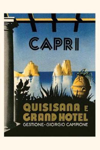 Vintage Journal Capri Travel Poster by Found Image Press (2021, Trade ...