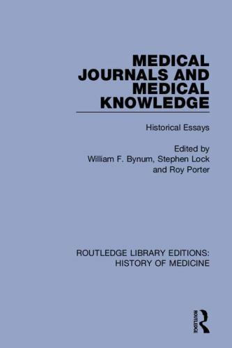 Routledge Library Editions: History of Medicine Ser.: Medical Journals ...
