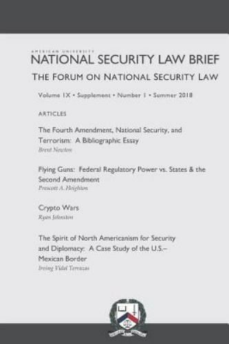 Forum on National Security Law : A Publication of the American ...
