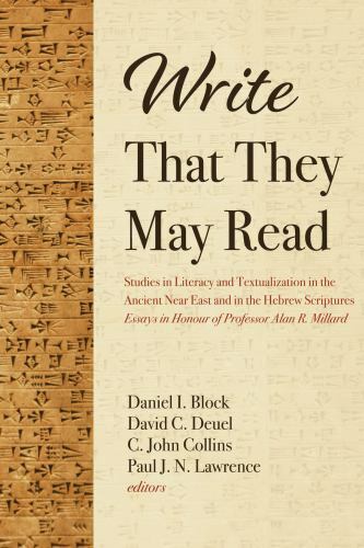 Write That They May Read : Studies in Literacy and Textualization in ...