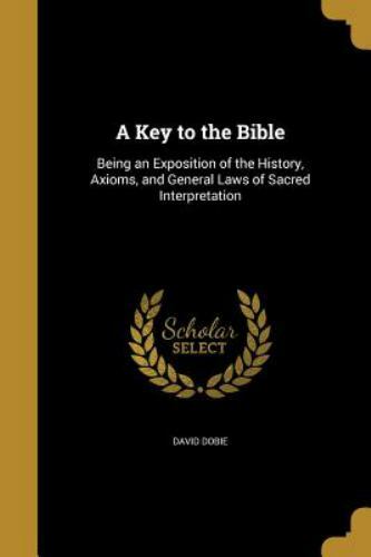 Key to the Bible by David Dobie (2016, Trade Paperback) for sale online ...