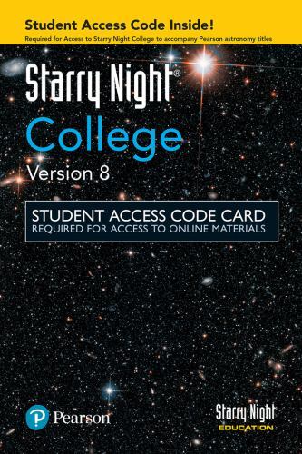 Starry Night, College Version 8 -- Access Code Card by Jeffrey Bennett ...
