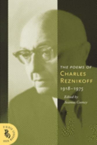 Complete Poems of Charles Reznikoff : Vol. 1, 1918-1936 by Charles ...