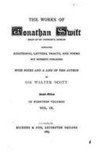 Works of Jonathan Swift - Vol. IX by Jonathan Swift (2016, Trade ...