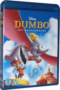 Dumbo Blu-Ray 70th Anniversary Edition Walt Disney Film Childrens DVD ...