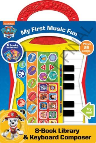 Nickelodeon PAW Patrol: My First Music Fun 8-Book Library and Keyboard ...