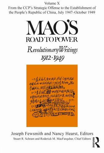 Mao's Road to Power : Revolutionary Writings: Volume X by Timothy Cheek ...