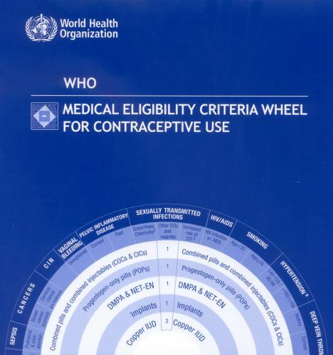 Nonserial Publication: WHO Medical Eligibility Criteria Wheel for ...