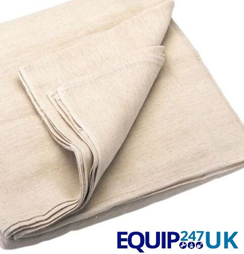 3 x DIY DECORATING COTTON DUST SHEETS PAINTING DECORATING ( 12/5- 3 ...