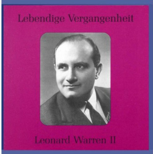 Legendary Voices: Leaonard Warren II by Leonard Warren (CD, 2002) for ...