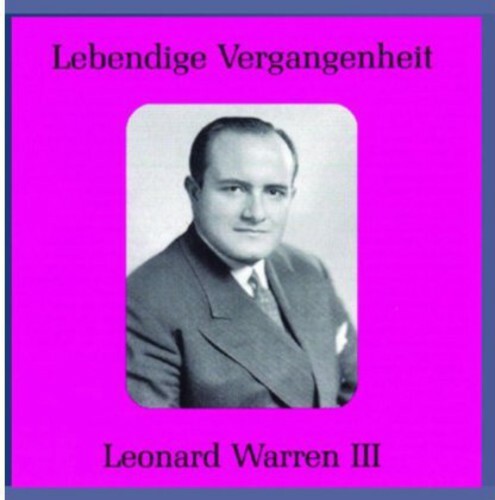 Warren, Leonard III : Legendary Voices by Leonard Warren (CD, 2004) for ...