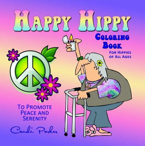 Happy Hippy Coloring Book by Candi Parker (2015, Trade Paperback) for ...