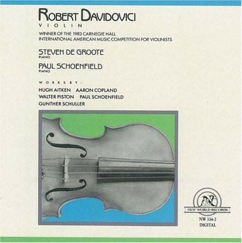 Partita for Solo Violin / Nocturne / Sonatina by Robert Davidovici (CD ...