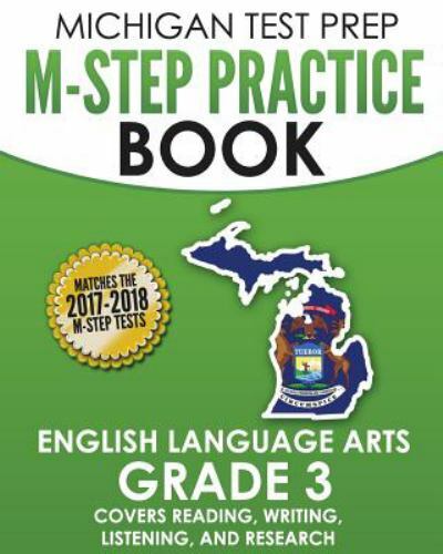 MICHIGAN TEST PREP M-STEP Practice Book English Language Arts Grade 3 ...