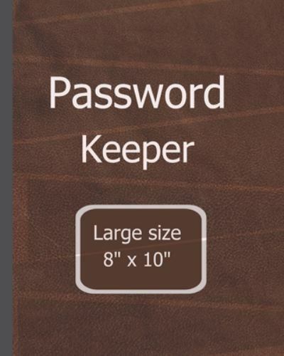 Password Keeper Large Size : 8 X 10 Alphabetical Password Book Large ...
