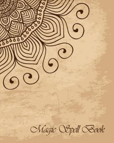 Magic Spell Book : Mandala Decoration Design Blank Shadows Spells ...