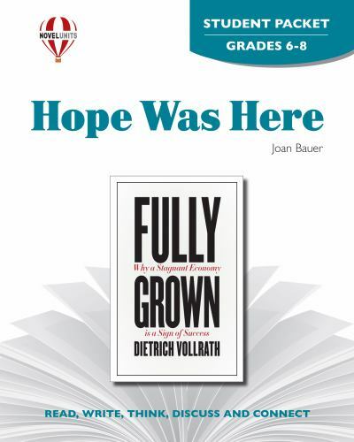 Hope Was Here Novel Units Student Packet by Novel Units (2019, Trade ...