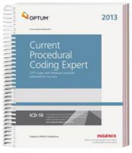 Current Procedural Coding Expert -- 2013 by Ingenix (2012, Spiral) for ...