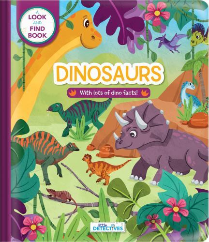 Dinosaurs - Look and Find Book for Kids Ages 3-5 by CrackBoom! Books ...