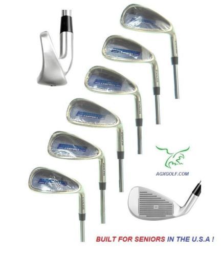 Seniors Flex Graphite Shaft Iron Set Golf Clubs for sale | eBay