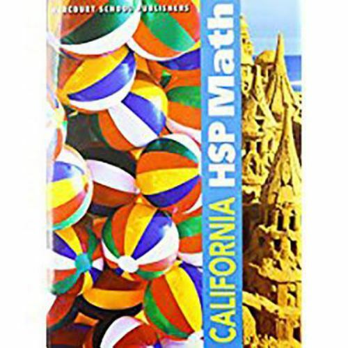 Harcourt School Publishers Math California : Student Edition Grade K ...
