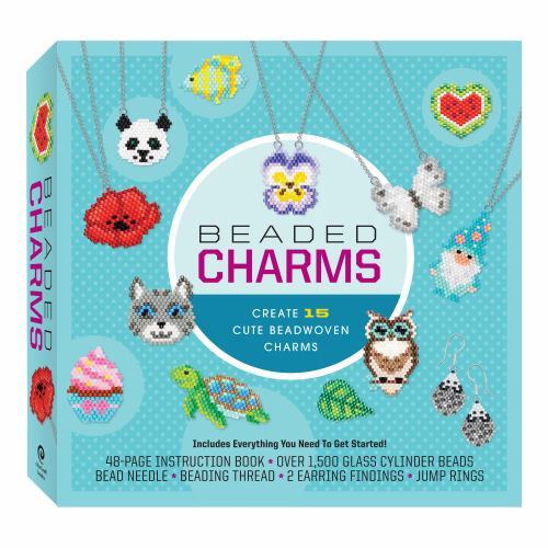 Beaded Charms Kit : Create 15 Cute Beadwoven Charms-Includes Everything ...