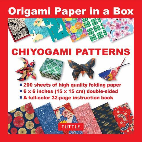 Origami Paper in a Box - Chiyogami Patterns : 200 Sheets of Tuttle ...