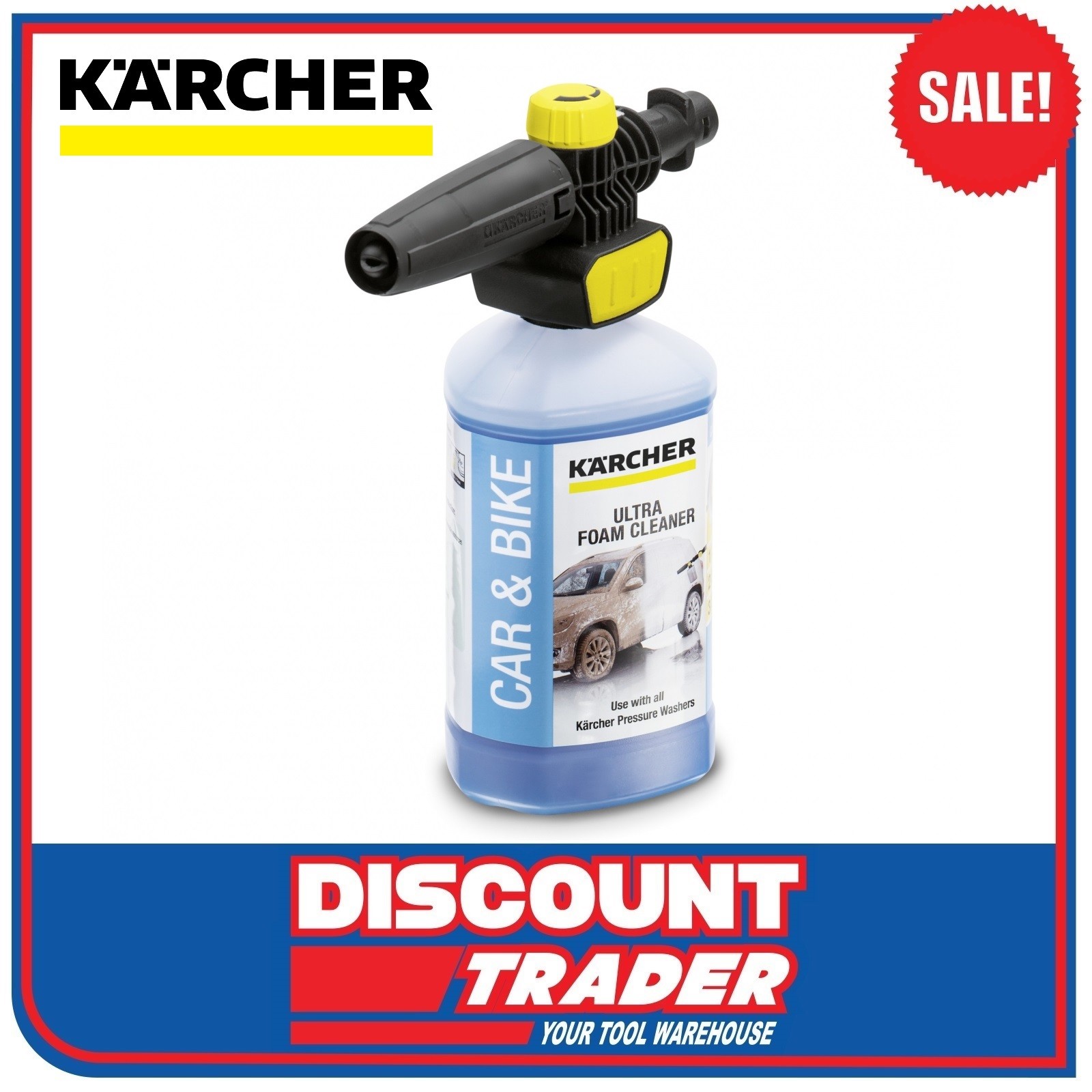 Karcher FJ10C Connect 'N' Clean Foam & Care Nozzle Universal Cleaner 2. ...