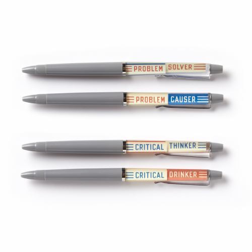 Critical Drinker Floaty Pen Set by Galison and Brass Monkey (2022 ...