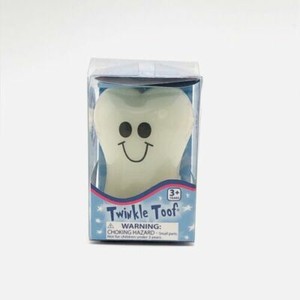 Twinkle Toof Glow In The Dark Tooth Shaped Fairy Case Pillow Keepsake ...