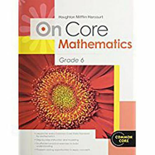 Houghton Mifflin Harcourt Math Common Core : Student Workbook Grade 6 ...