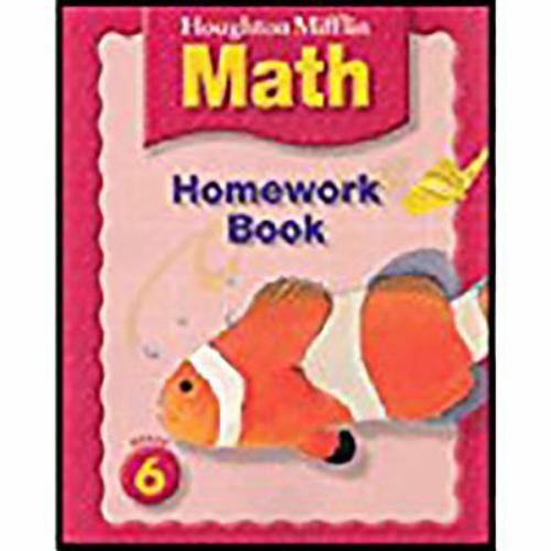 Houghton Mifflin Mathmatics : Homework Book Consumable Level 6 by Houghton (2004, Trade ...