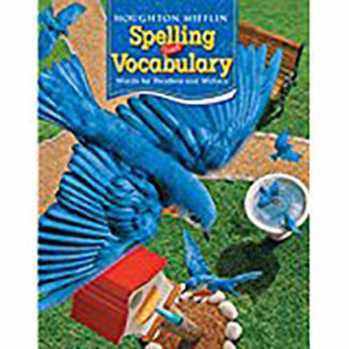 Houghton Mifflin Spelling and Vocabulary : Student Edition Non ...