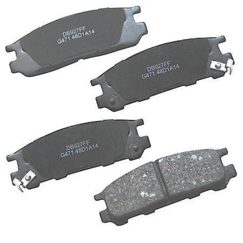 Disc Brake Pad Set-Premium Gold Ceramic Rear Brake Pads CARQUEST ...
