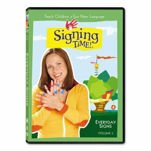 Signing Time Volume 3 : Everyday Signs DVD by Not Available (Dvd) for ...