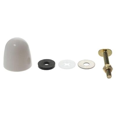 Toilet Floor Bolt and Cover Set Solid Brass Toilet to Floor Bolt with ...