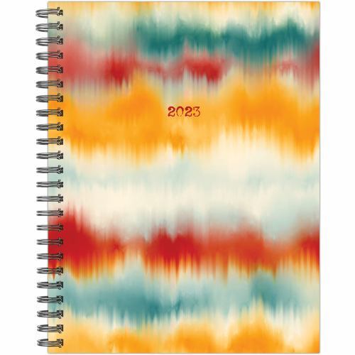 Bohemian Tie Dye 2023 8. 5 X 11 Softcover Weekly Planner by Willow ...