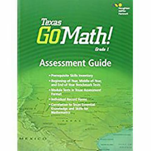Houghton Mifflin Harcourt Go Math! Texas : Assessment Guide Grade 1 by ...