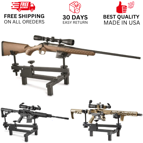 Shooting Rifle Bench Rest Adjustable Portable Stand