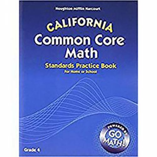 Houghton Mifflin Harcourt Common Core Math California : Student Edition ...