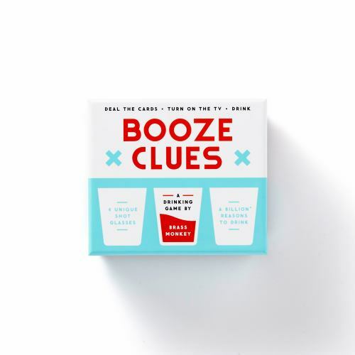 Booze Clues Drinking Game Set by Galison and Brass Monkey (2021, Game ...