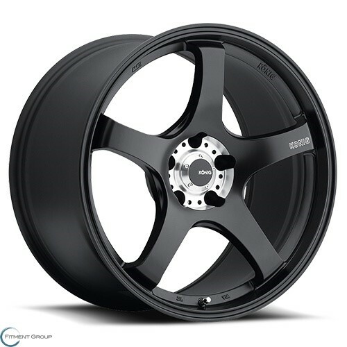 Konig Wheels Centigram 8.5x19 Matte Black with Machined PCD Rim for ...
