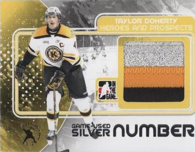 2010-11 In the Game Heroes and Prospects - Game-Used Silver Number ...