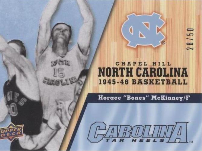 2010-11 UD North Carolina Basketball - Blue & Silver #6 Bones McKinney ...