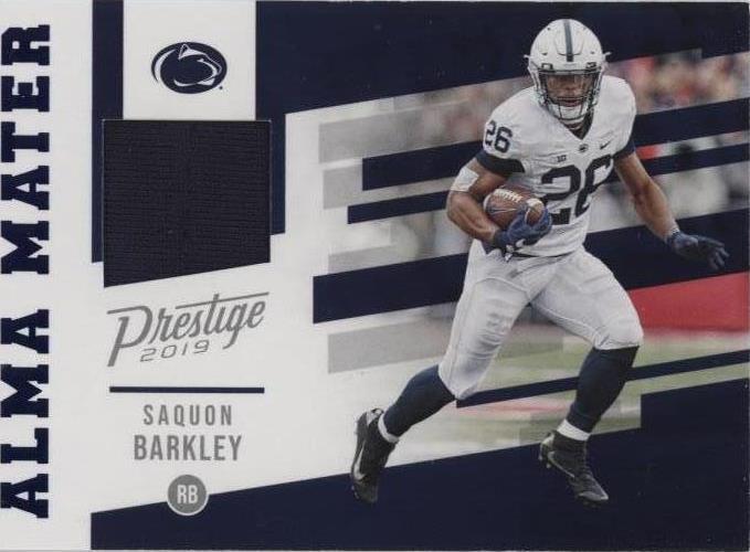 2019 Panini Prestige - Alma Mater Xtra Points Blue #AM-SB Saquon ...